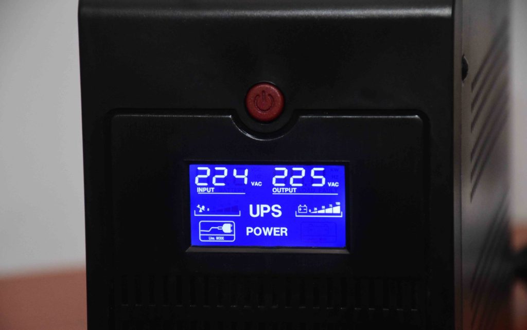 01. 1200 VA UPS 230V WITH LCD Display + Voltage Stabilizer UPS For ...