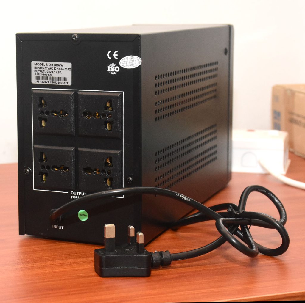 01. 1200 VA UPS 230V WITH LCD Display + Voltage Stabilizer UPS For ...