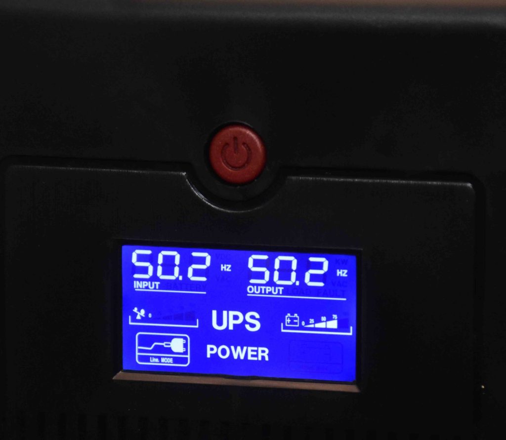 01. 1200 VA UPS 230V WITH LCD Display + Voltage Stabilizer UPS For ...