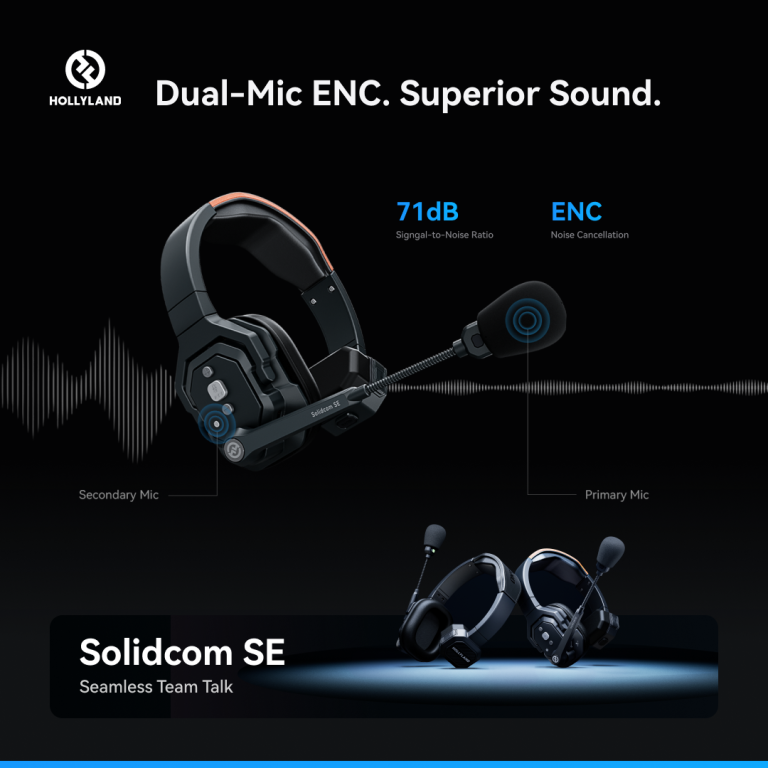 00 Hollyland Solidcom SE Wireless Headset Intercom System 6 Units with ...