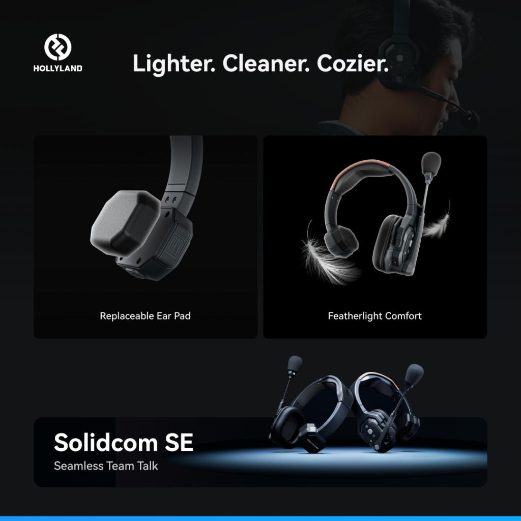 00 Hollyland Solidcom SE Wireless Headset Intercom System 6 Units with ...