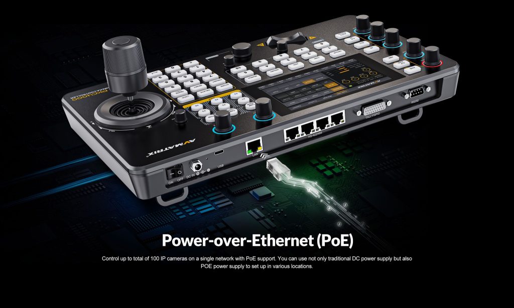 IP & SERIAL PTZ CAMERA CONTROLLER With Touch Screen – Cine Media ...