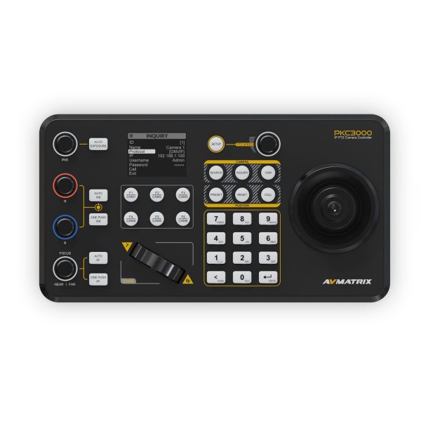 Professional IP & Serial PTZ Camera Joystick Controller – Cine Media ...